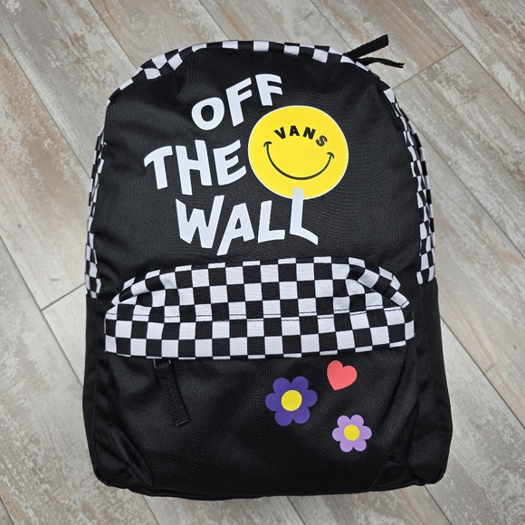 Vans | Accessories | Vans Realm Smiley Floral Girls Backpack | Poshmark